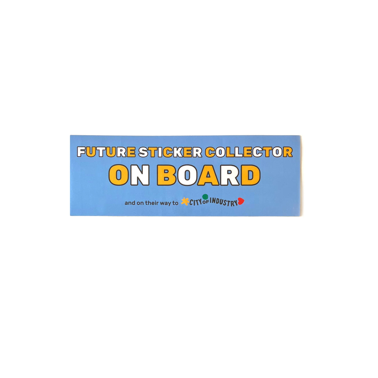 Future Sticker Collector Bumper Sticker – City of Industry